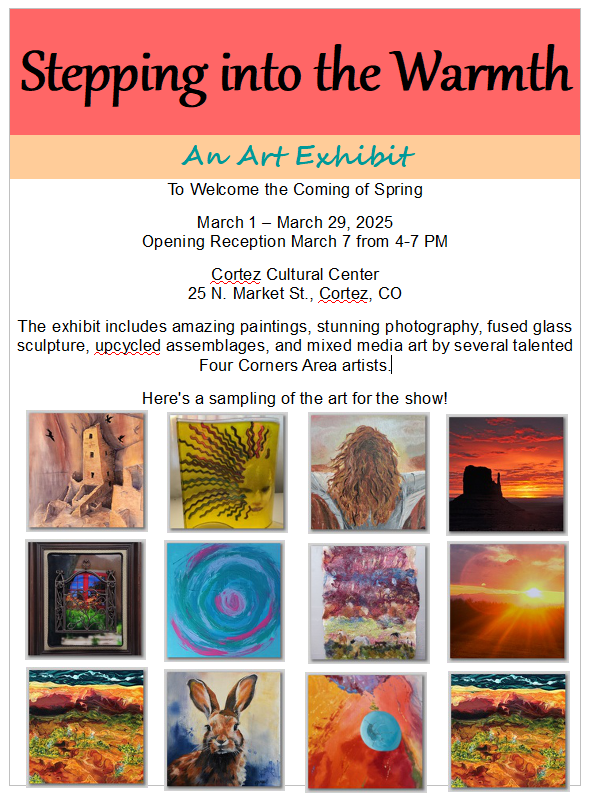Stepping into the Warmth show at the Cortez Cultural Center for the ...